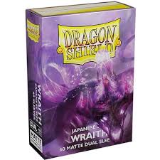 Dragon Shield: Japanese Size 60ct Sleeves - Wraith (Dual Matte)