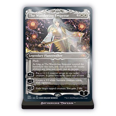 Magic the Gathering The Wandering Emperor Gatherers Tavern Slab