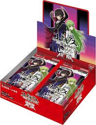 Union Arena: Code Geass Lelouch of the Rebellion Booster Box Display