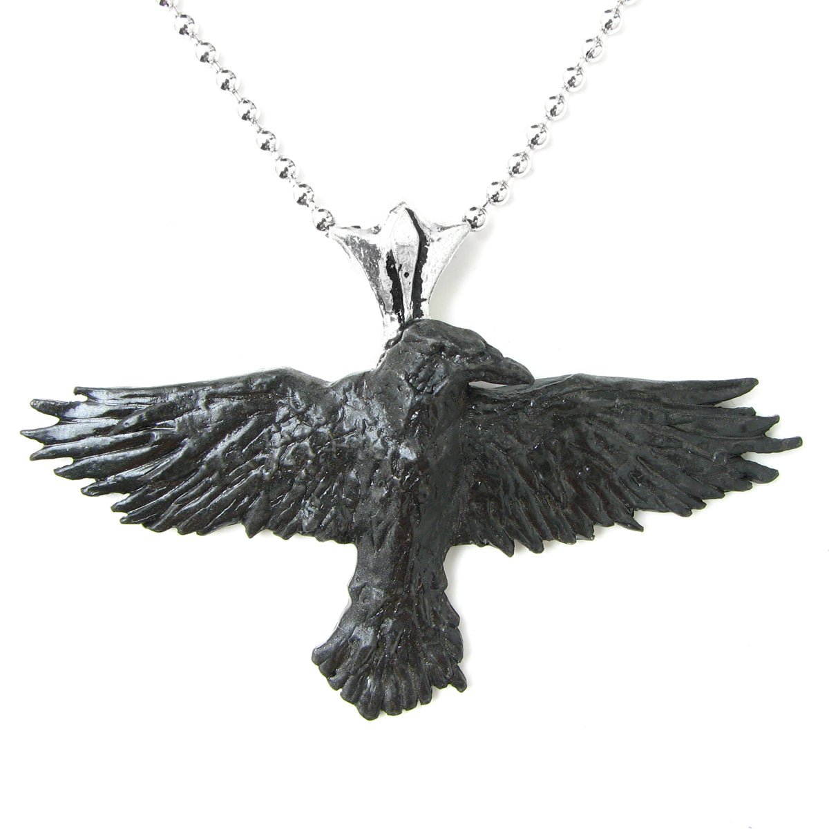 Alchemy of England Black Raven Pendant